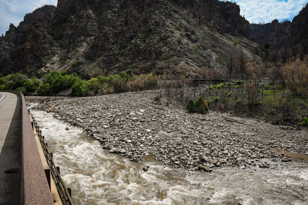 PHOTOS: Debris slide partially blocks Colorado River | PostIndependent.com
